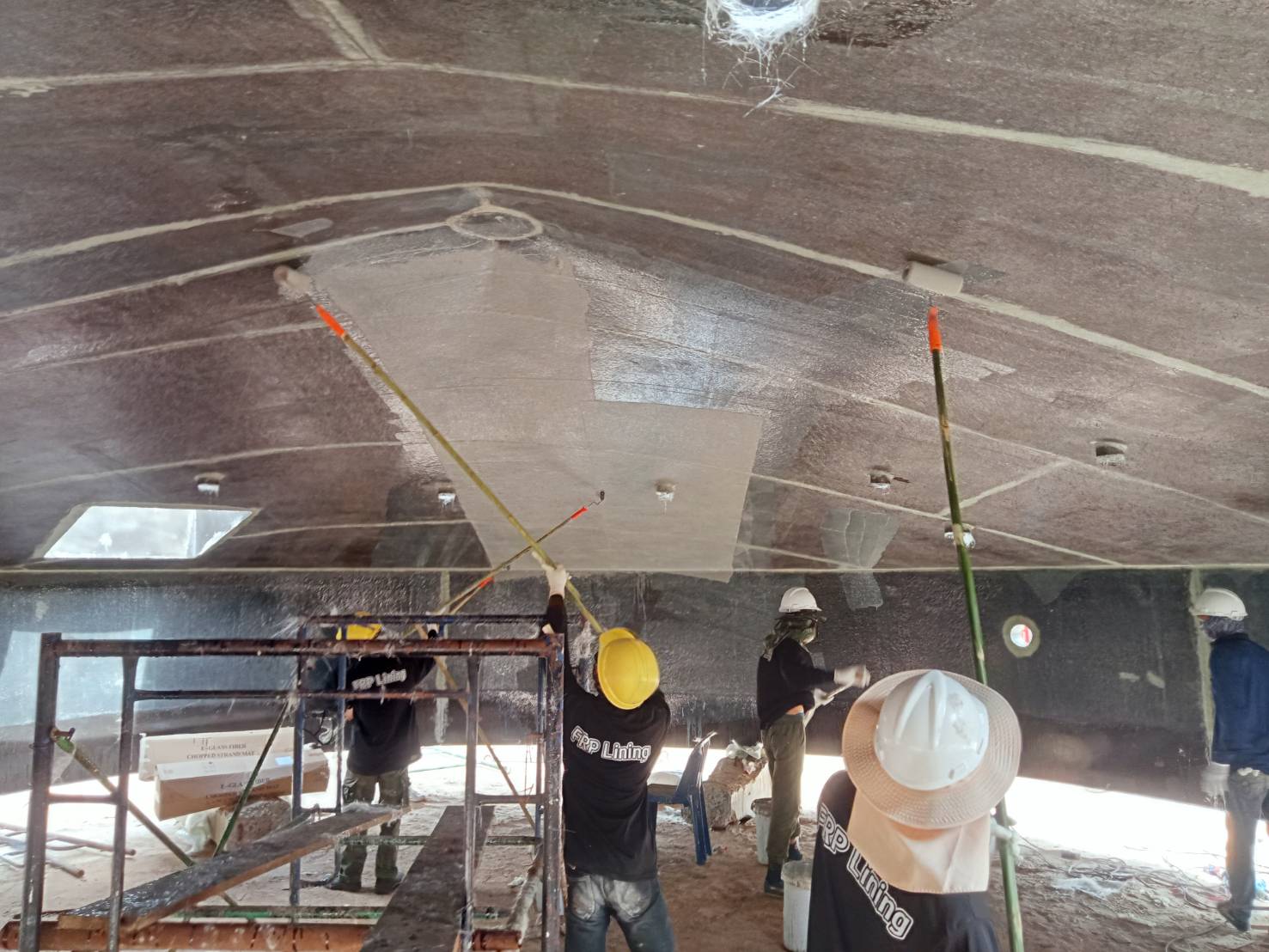 FRP LINING BIO SCRUBBER TANK - aqi.co.th